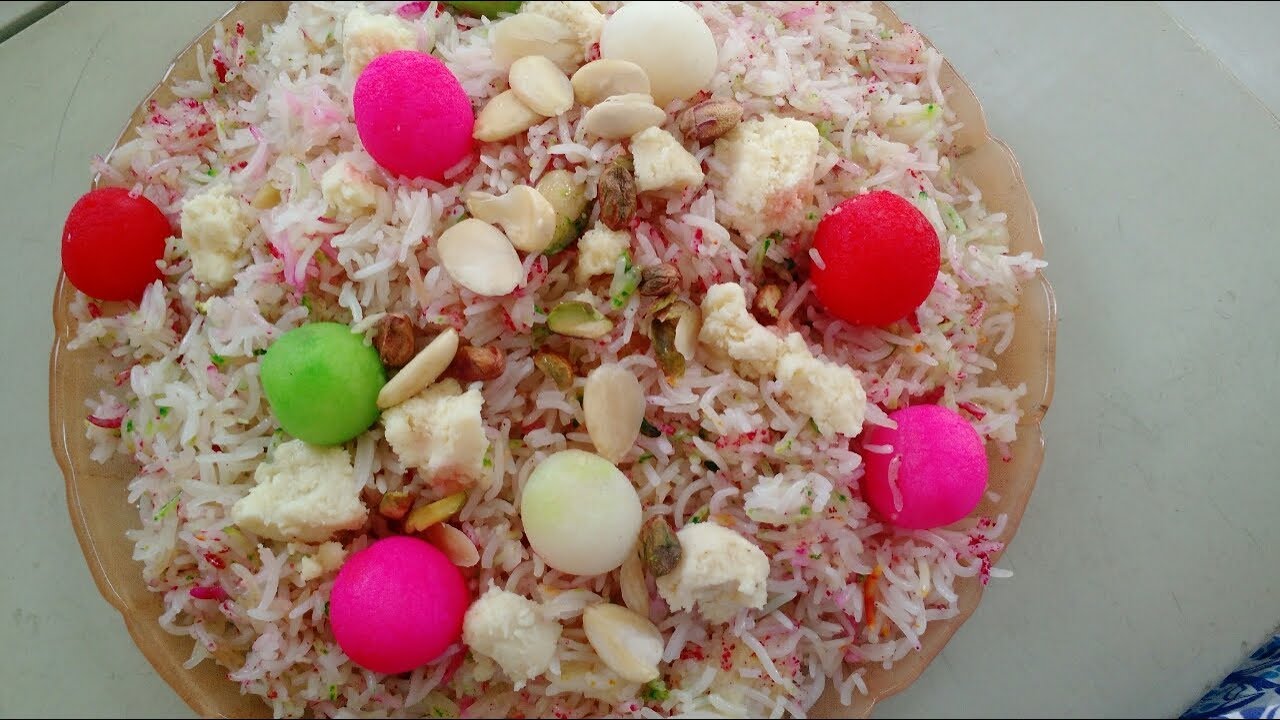 ZARDA/MUTANJAN RICE/SWEET RICE RECIPE by food fever - YouTube