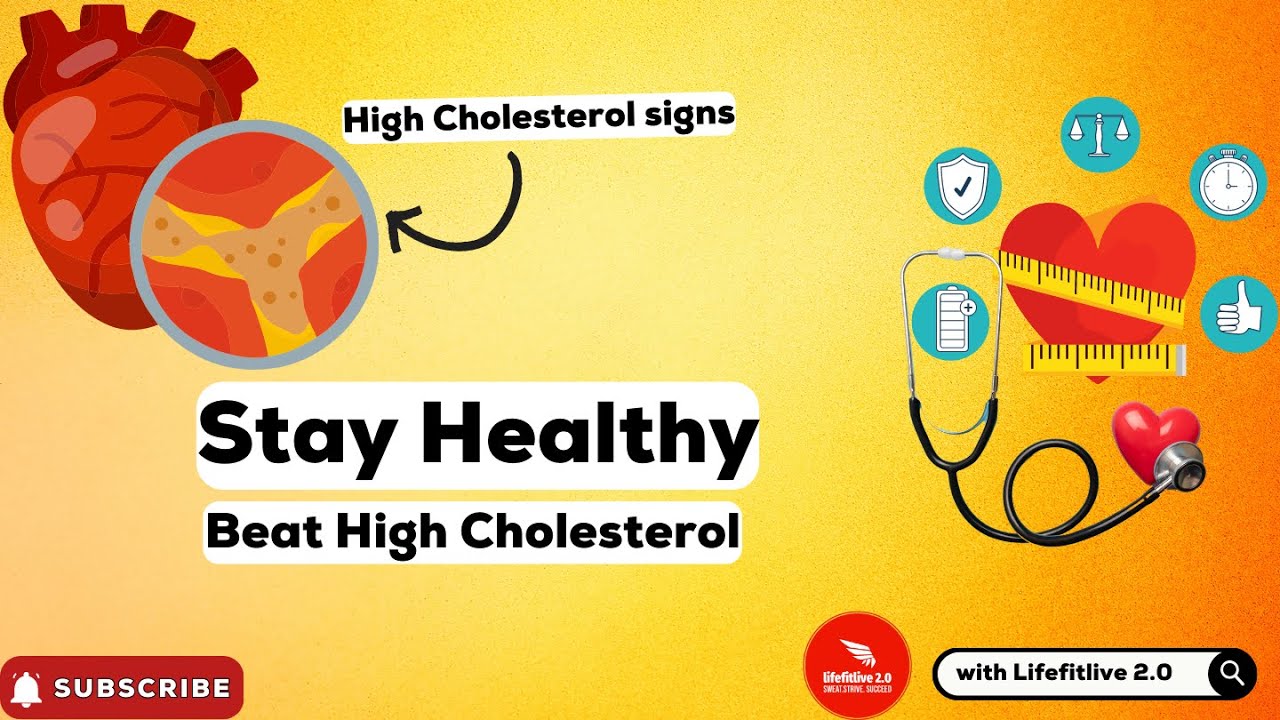 High cholesterol signs- Health & fitness - YouTube
