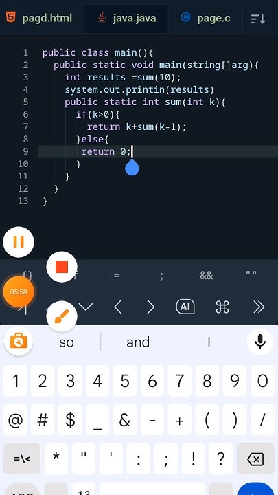 Java Recursion methods #short #java #recursion #method #print #coding #programming - YouTube