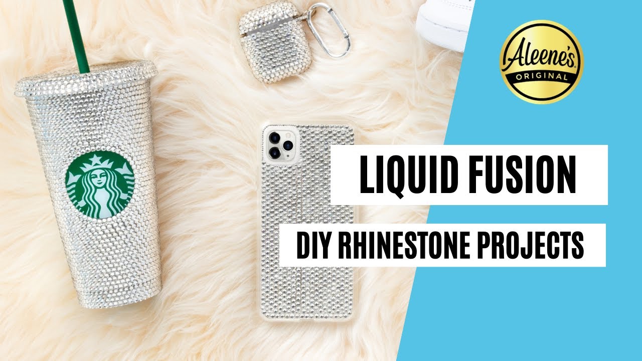 How to Use Liquid Fusion for DIY Rhinestone Projects - YouTube