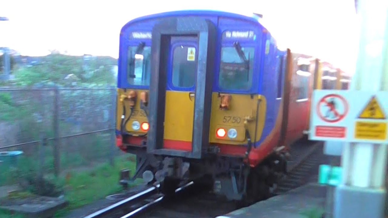South Western Railway (SWR) Class 455 Ride: London Waterloo to North ...