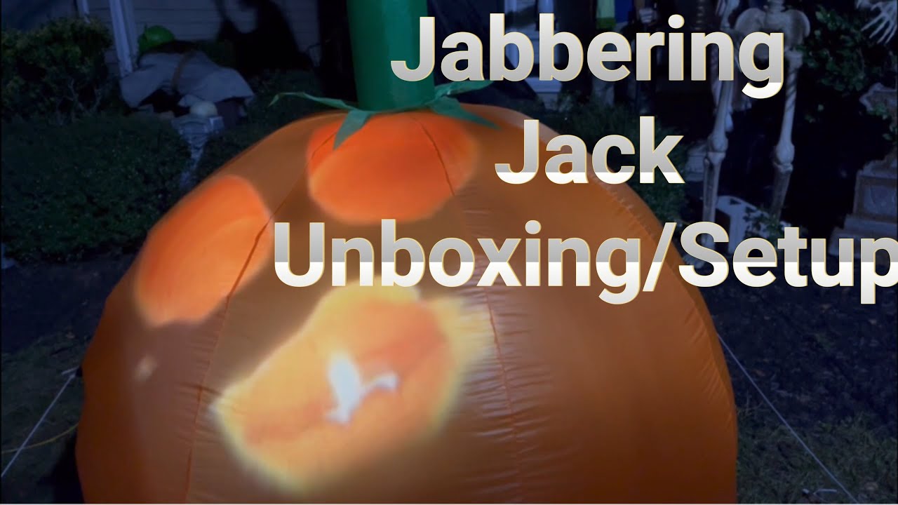 Inflatable Jabbering Jack Unboxing/Setup! - YouTube