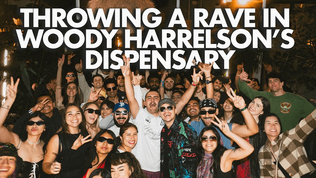 we threw a rave inside a weed dispensary - YouTube