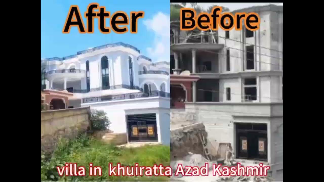 Beautiful village Villa in khuiratta Azad Kashmir ll White Villa ll White House in khuiratta ...