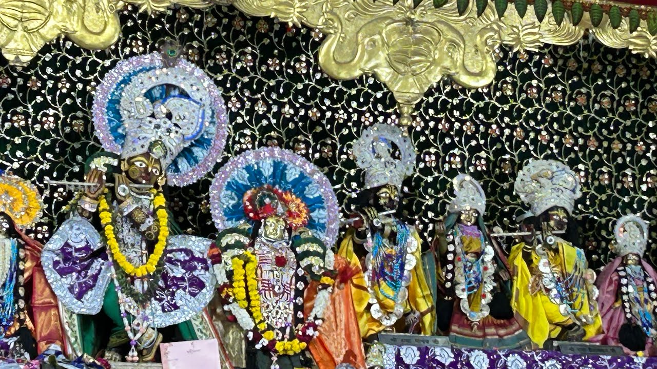 Radha Damodar temple Vrindavan Dham, the place of writing Bhagavatam in ...