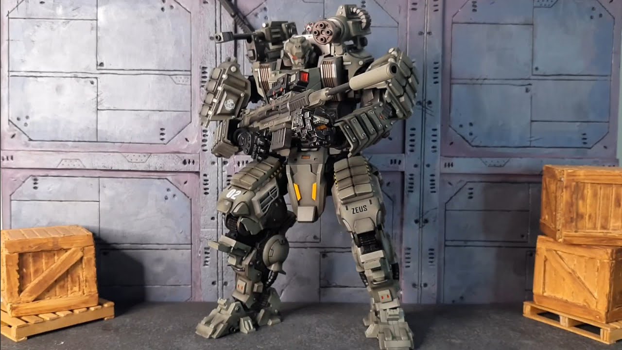 New Zeus Mecha 1/18 JoyToy Action Figure Review PT-BR - YouTube
