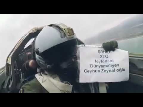 Azərbaycan şahinləri səmada şəhidi belə andı