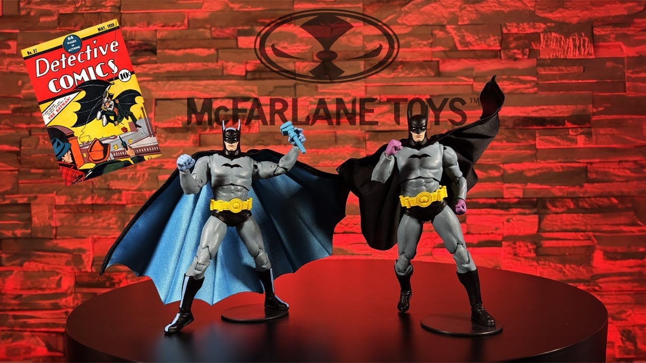 BATMAN (DETECTIVE COMICS #27) REGULAR & PLATINUM EDITION FIGURES ...
