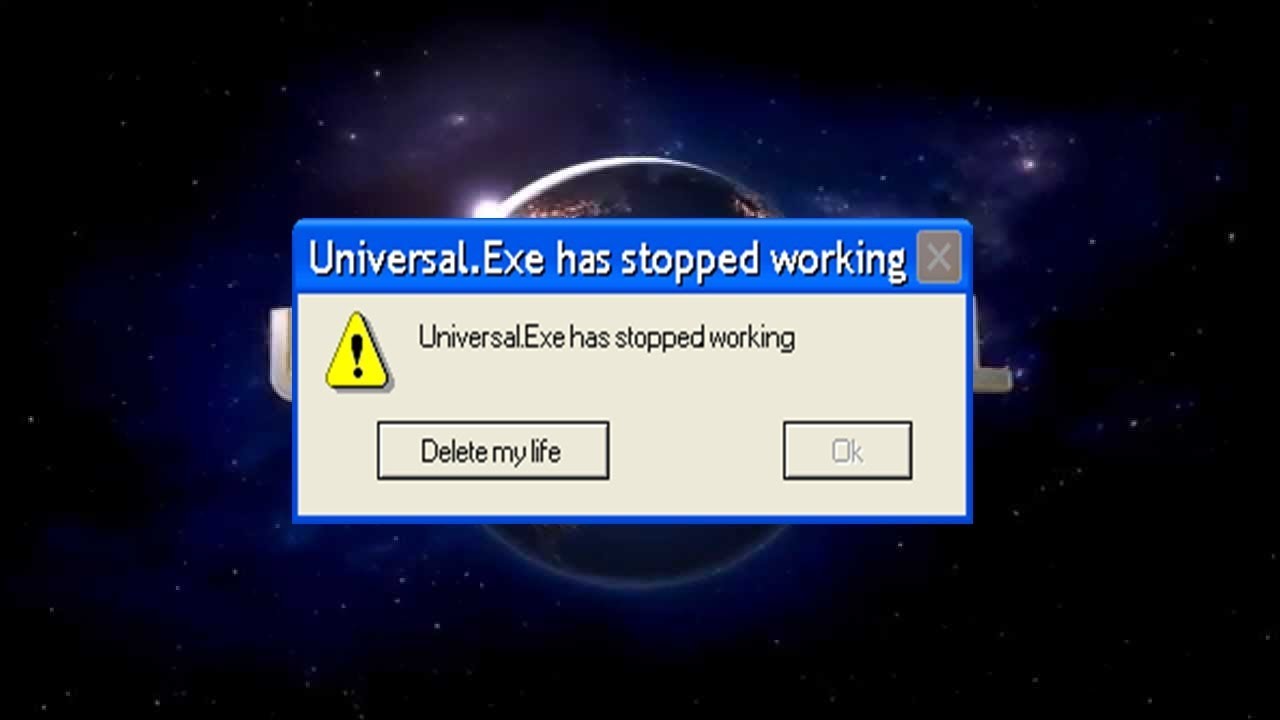 Universal.Exe has stopped working - YouTube