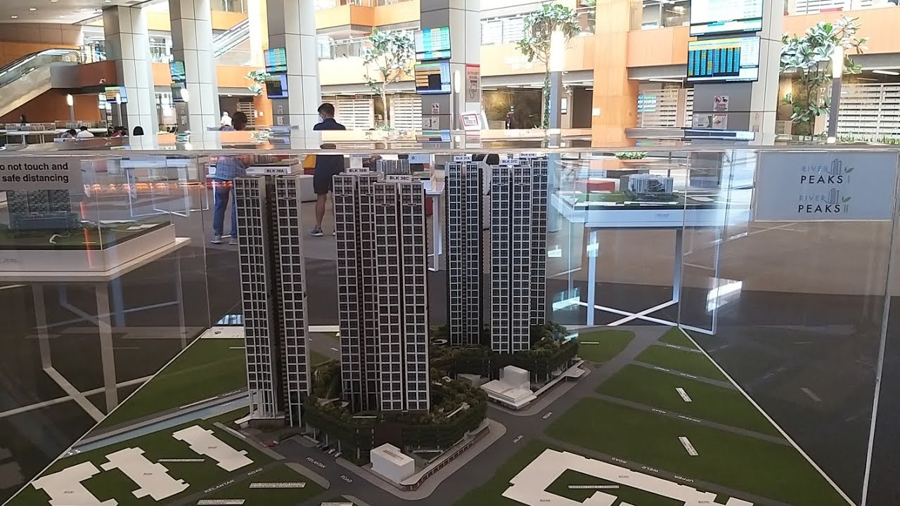 River Peaks I & II Central Area November 2021 BTO 3D Model - YouTube