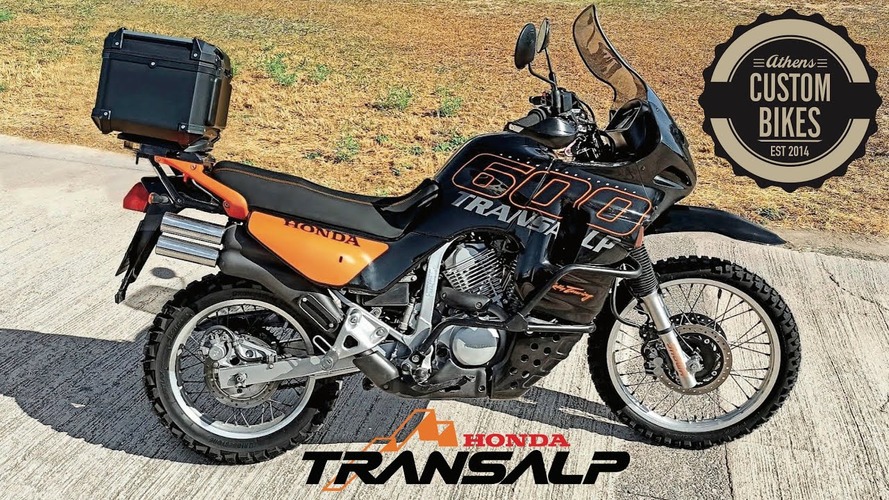 Honda Transalp 600 by Athens Custom Bikes - YouTube