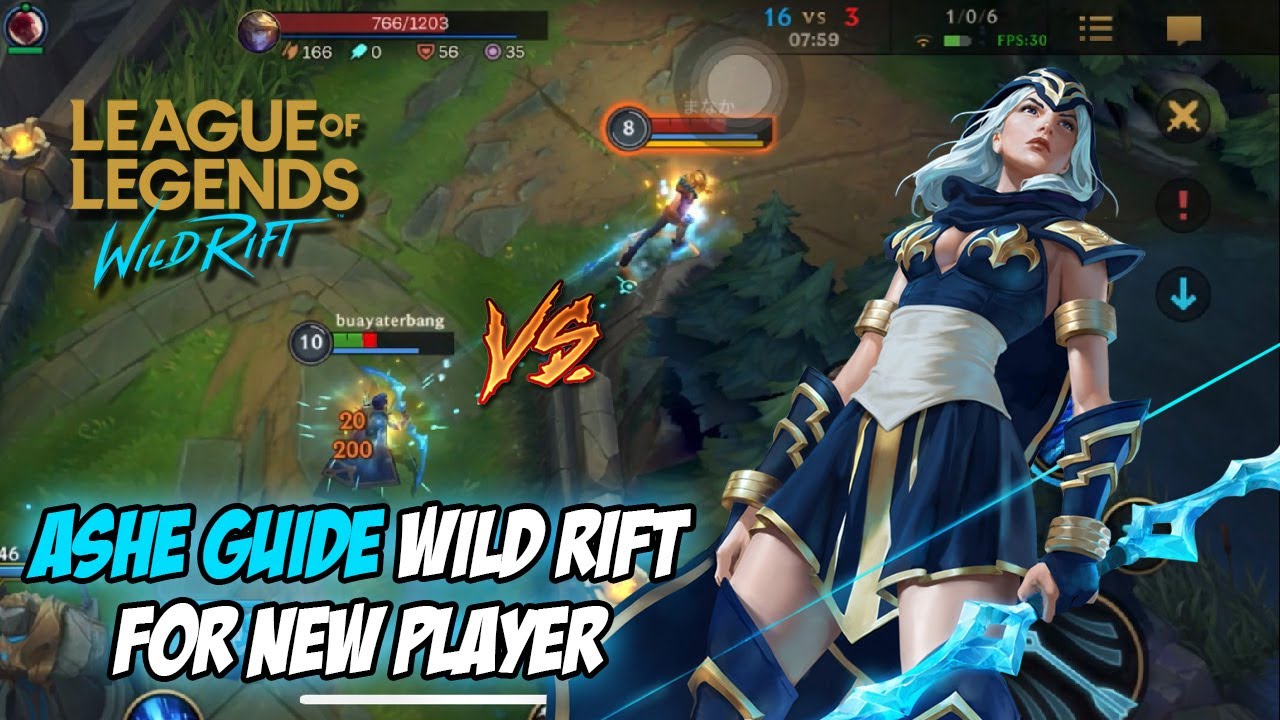 ASHE GUIDE AND GUILD WILD RIFT GAMEPLAY - YouTube