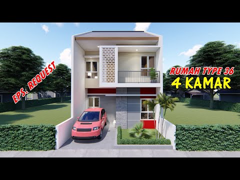 RUMAH TYPE 36 DUA LANTAI 4 KAMAR TIDUR