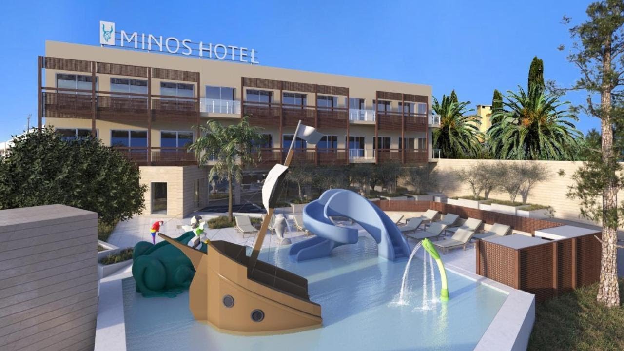 Minos Hotel, Rethymno Town, Greece - YouTube