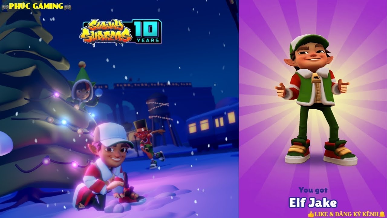 Đón không khí giáng sinh cùng nhân vật mới Elf Jake tại Subway City X-Mas và mở khóa ván trượt ...