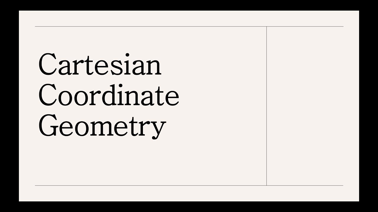 CAT Prep | MBA Exam | CRT | Bank Exams | Lecture 60 Coordinate Geometry ...