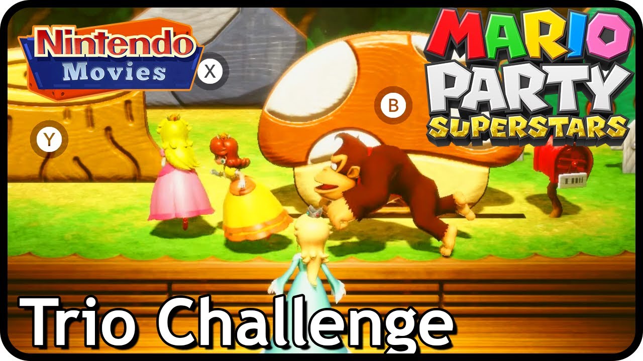 Mario Party Superstars - Trio Challenge (3 Players, Peach, Daisy and ...
