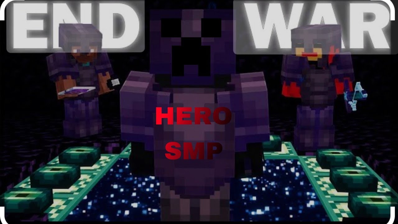 How i take ender dragon egg before end war in HERO SMP || MINECRAFT ...