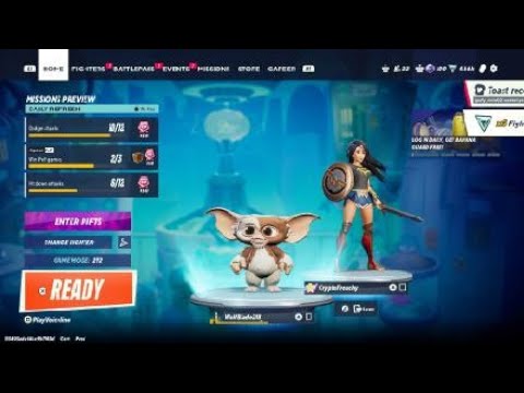 MultiVersus Online 2 vs 2 Gismo Car Knock out!!!!! - YouTube