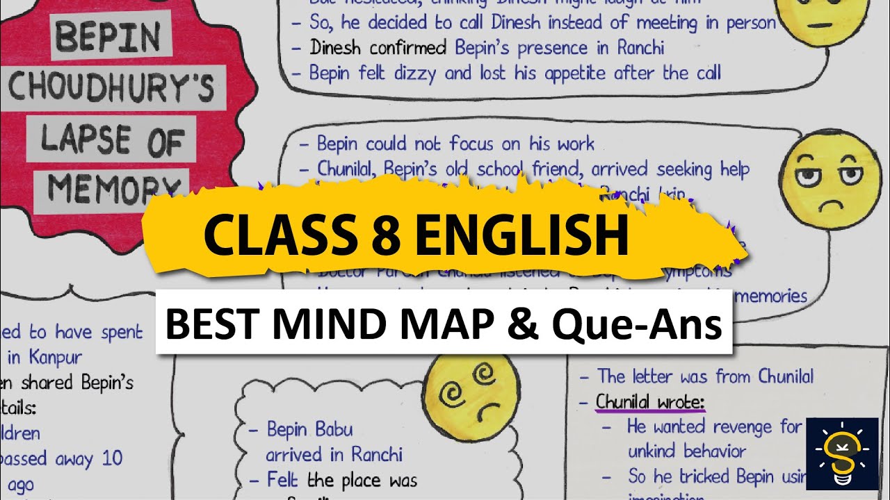 💡Mind Map, Question & Answers | Bepin Choudhury's Lapse of Memory ...