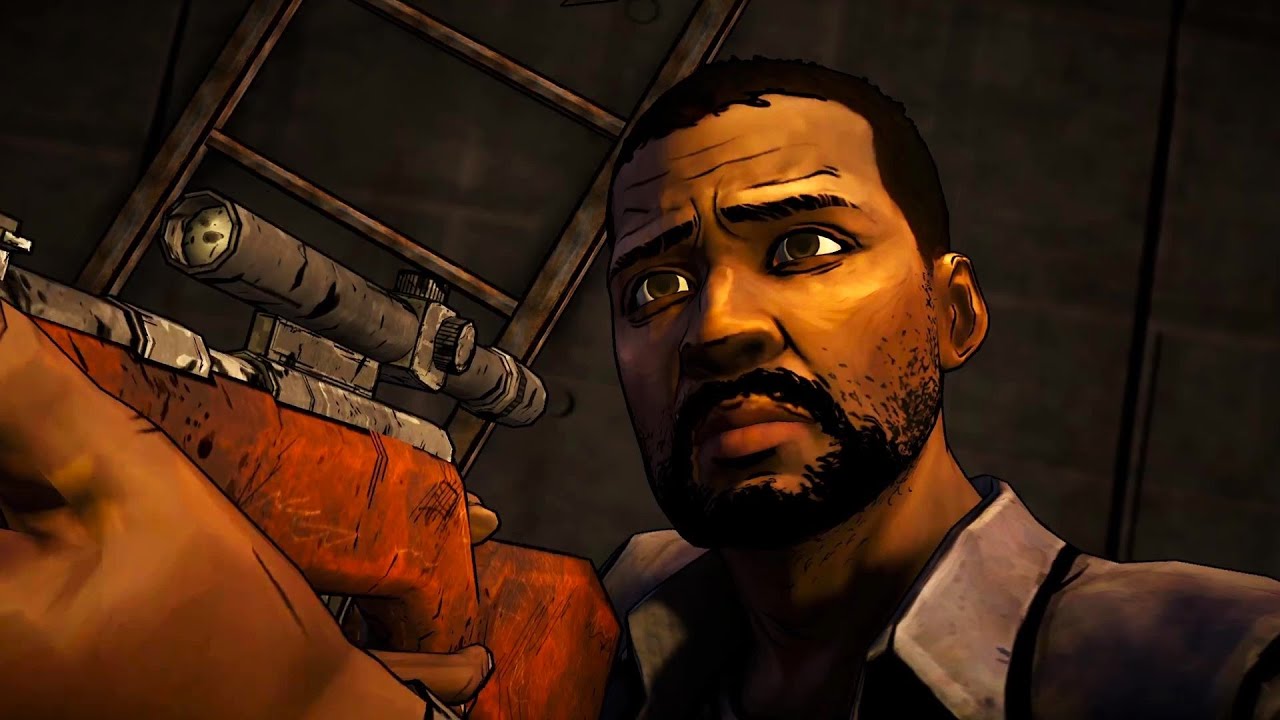THE WALKING DEAD Telltale Games | Lee Everett's Difficult Choice - YouTube