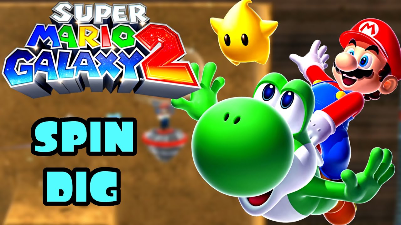 Super Mario Galaxy 2 100 Walkthrough 🌌 Spin Dig Galaxy 2 Youtube