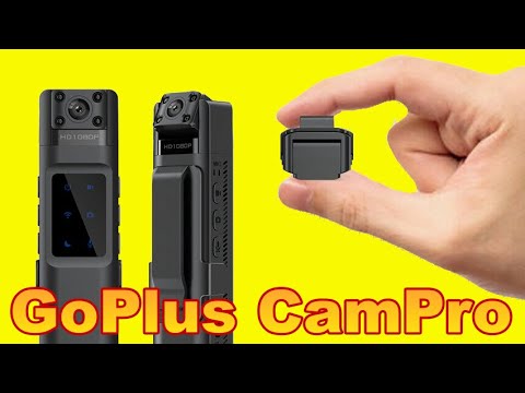 WiFi HD Body Mini Camera GoPlus CamPro App - YouTube