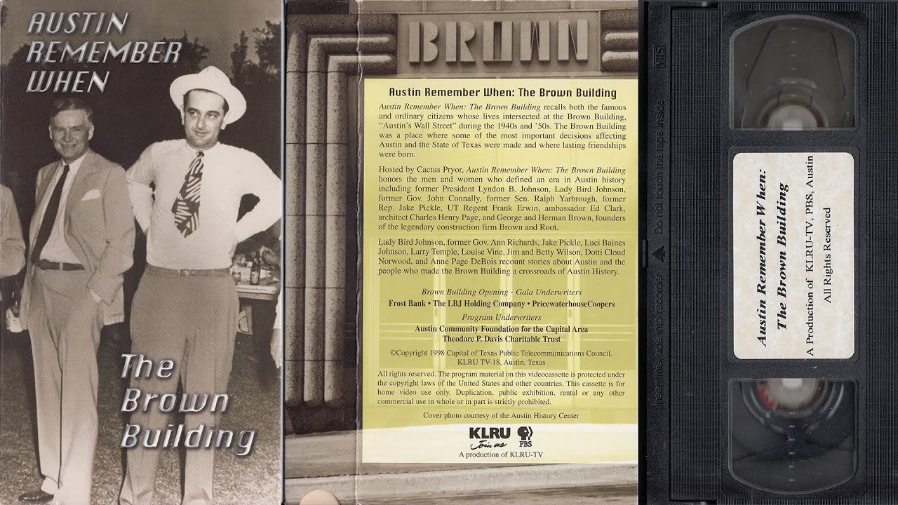 Austin Remember When: The Brown Building (1998) VHS 60fps - YouTube