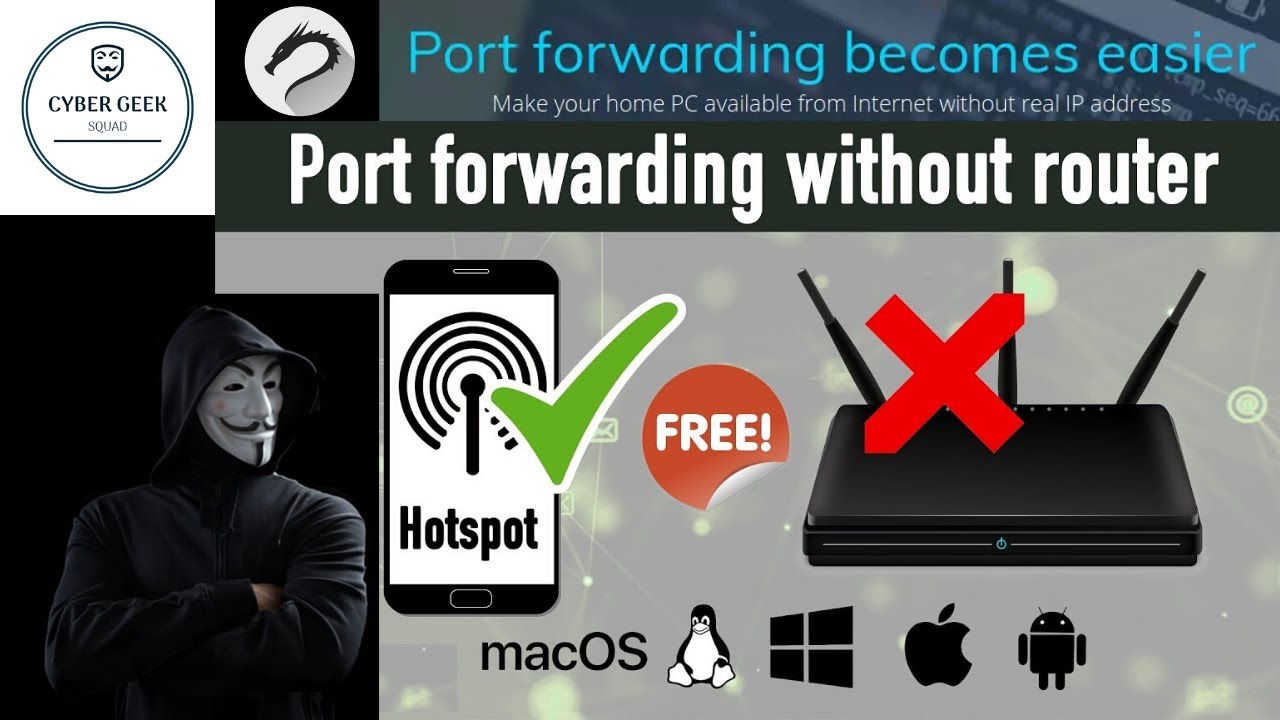 How To Port Forward Without Using Router Pc And Mobile Hotspot Tutorial In Kali Linux