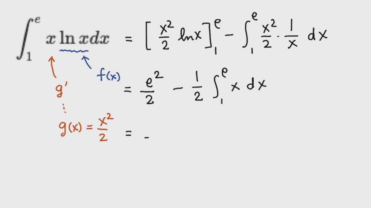 Integration By Parts (1) - YouTube