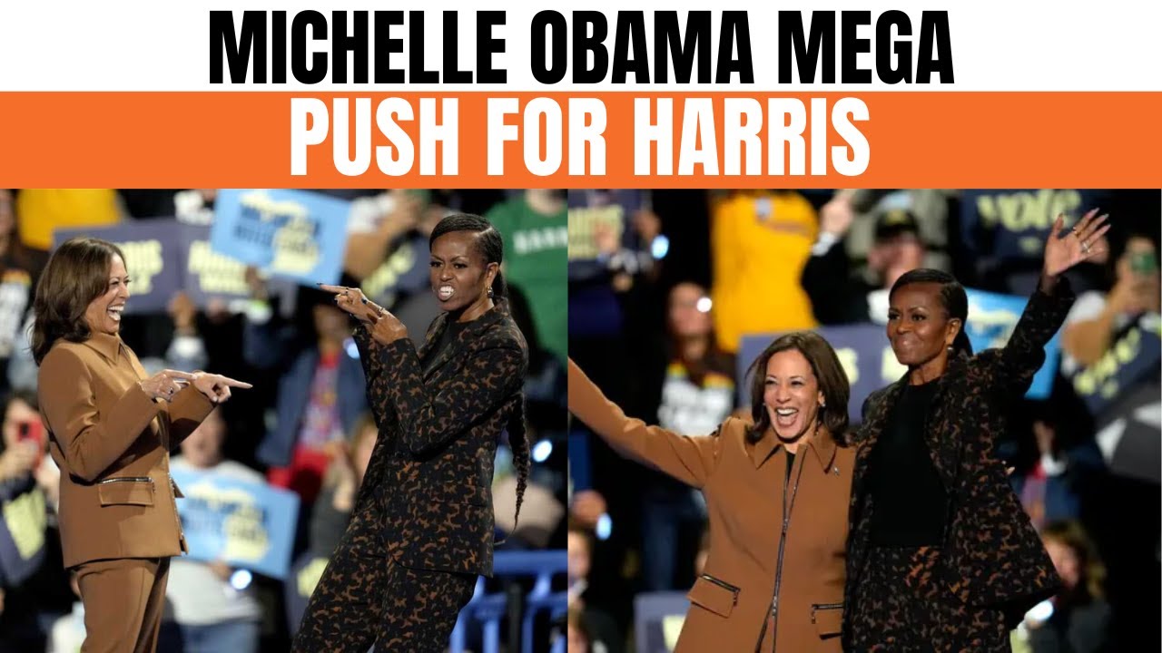 LIVE : Michelle Obama Rally Speech : Support Kamala Harris | US ...