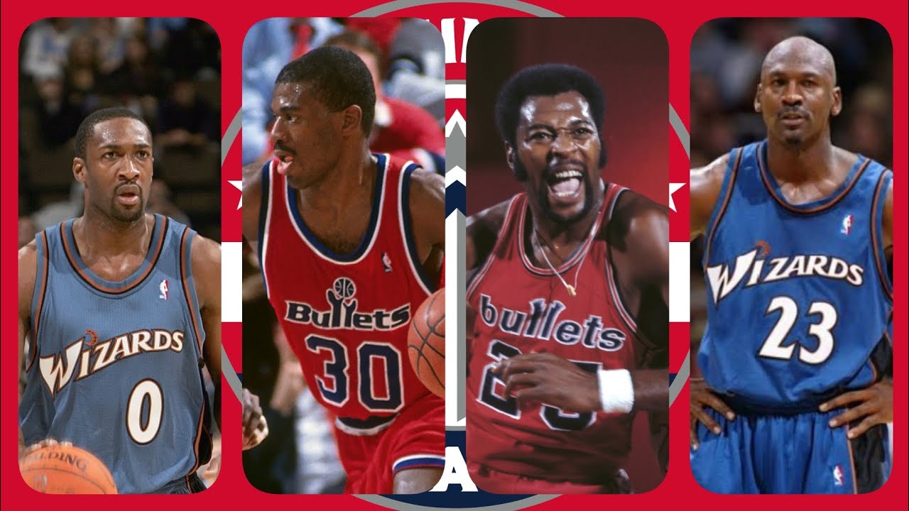 The Top Five Greatest Washington Wizards Of All Time - YouTube