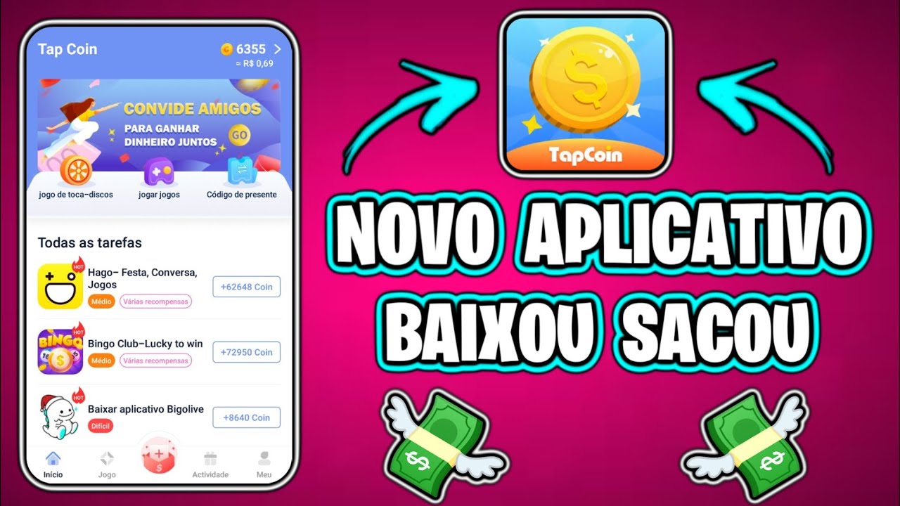COMO GANHAR DINHEIRO NO TAP COIN - TAP COIN PAGA - YouTube