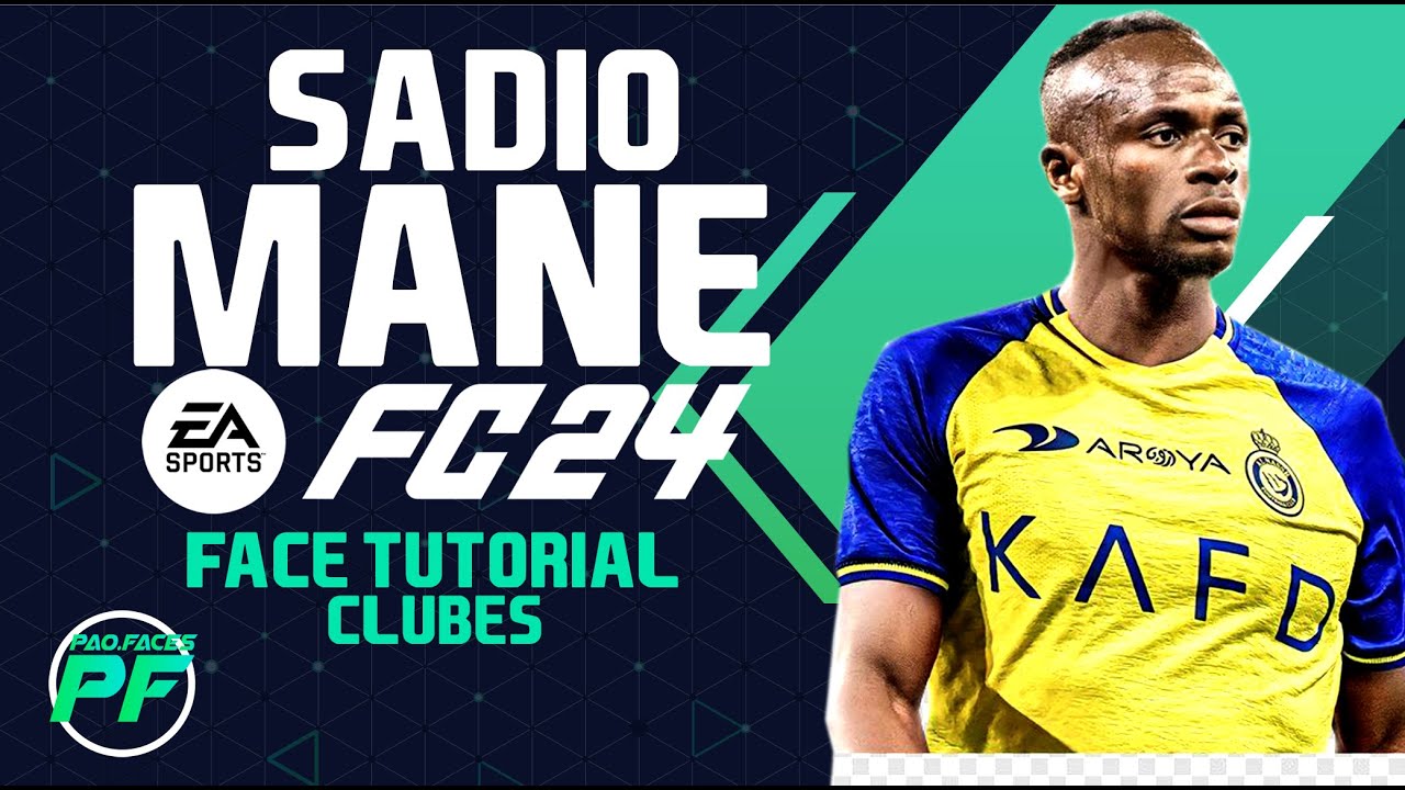 EA FC 24 SADIO MANE FACE Pro Clubs CLUBES PRO Face Creation - CAREER ...