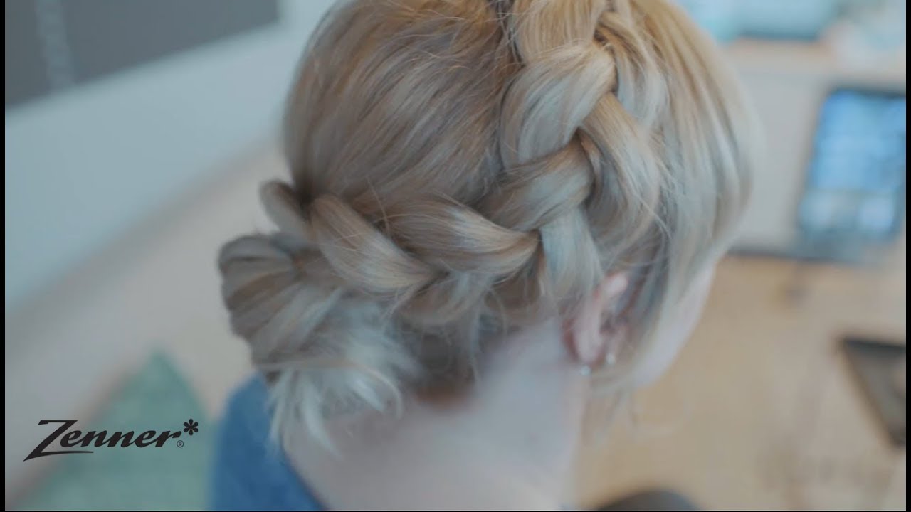 Braid Updo | How-to | Zenner voor Haar x Team Kappers - YouTube