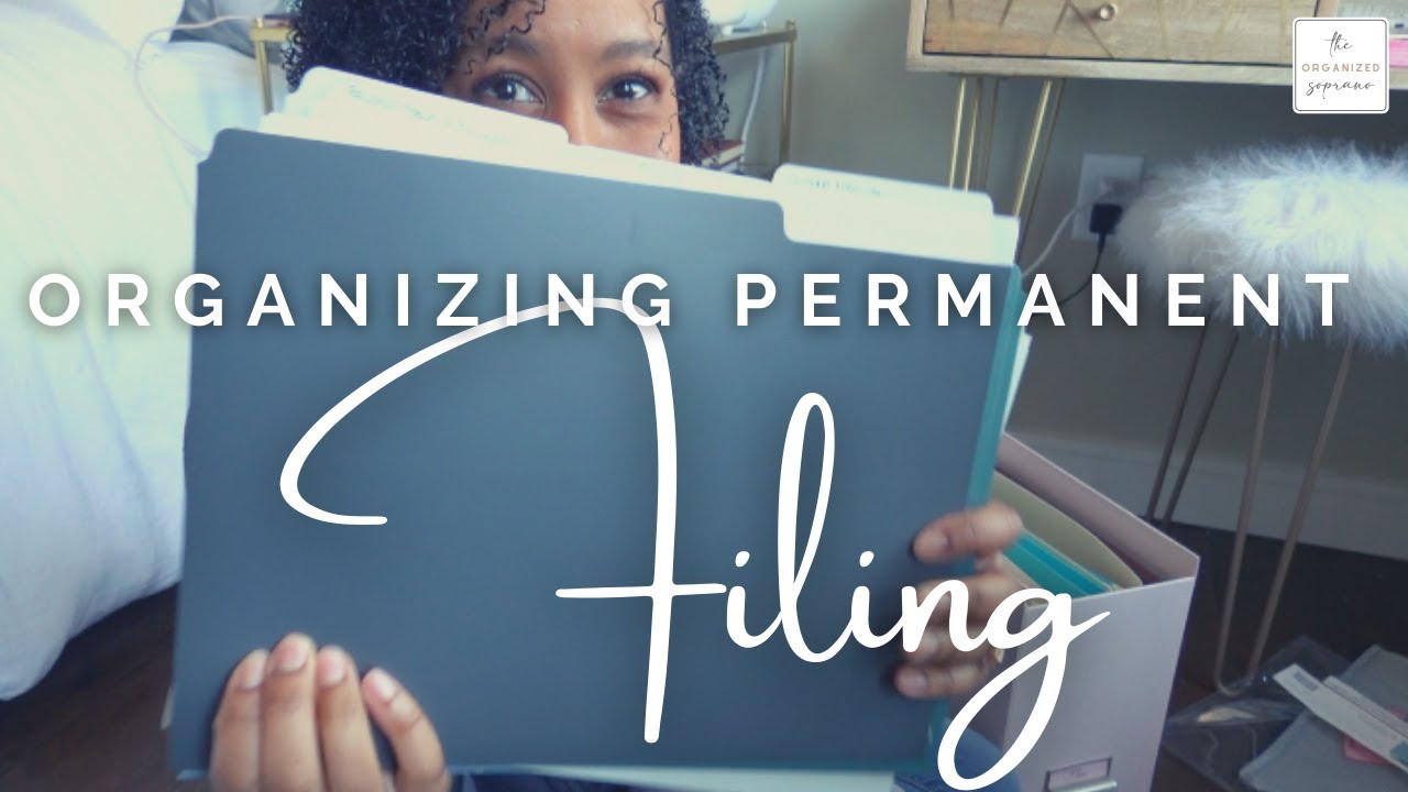 Organizing Filing For REAL LIFE - YouTube