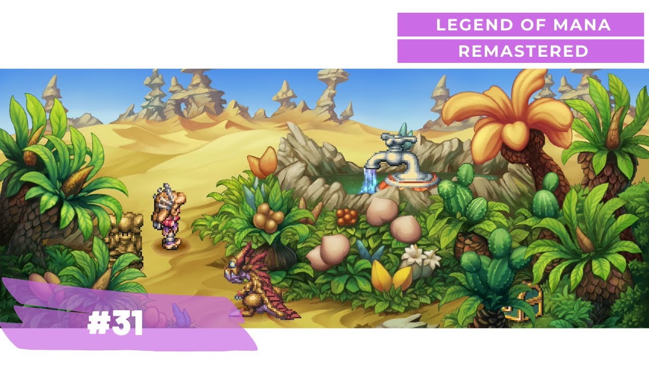 Muter Muter Di padang pasir - Legend of Mana Remastered PC Gameplay ...