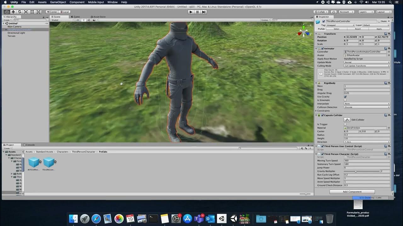 Ejemplo 1 Unity Parte 1 - YouTube