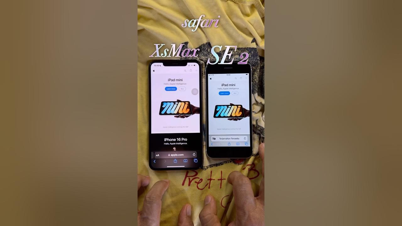 iPhone xs max vs iPhone se 2 - YouTube