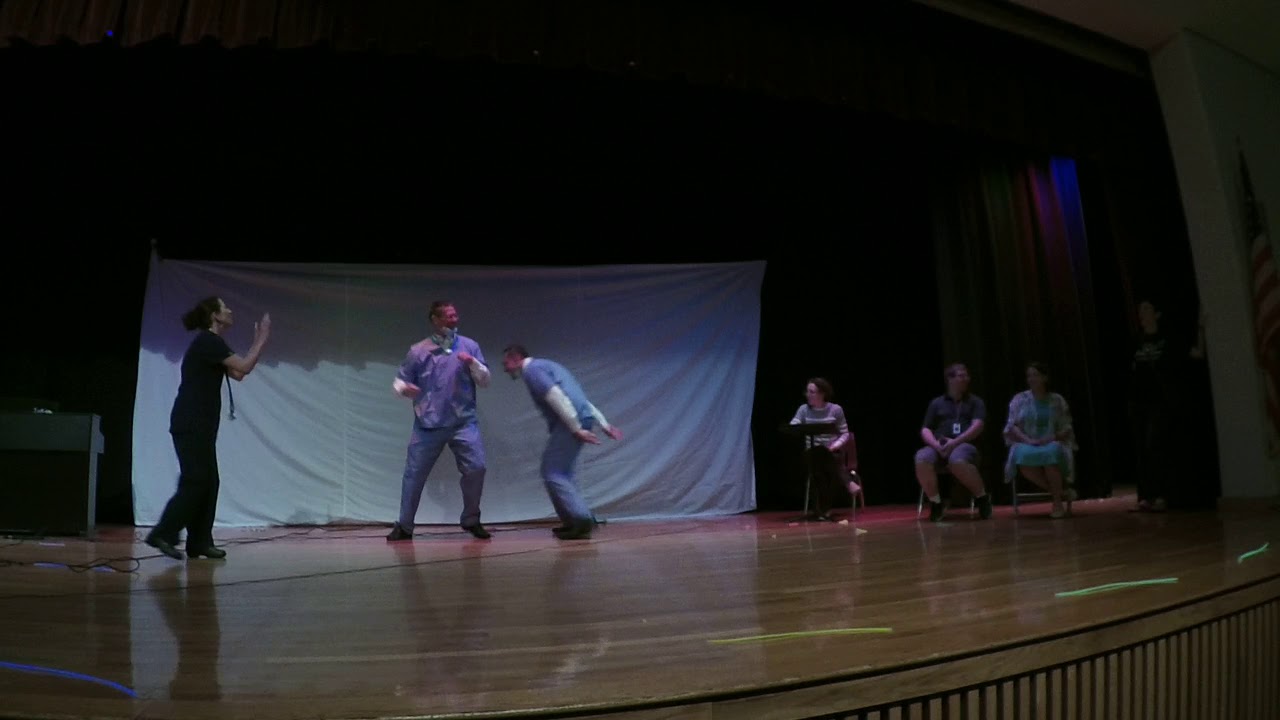 Leicester Middle School Talent Show 2018- Teacher Shadow Skit - YouTube