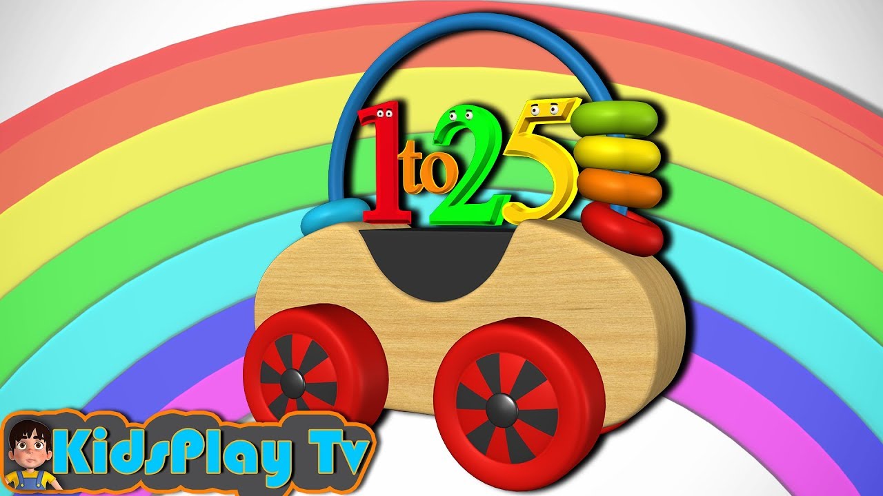 Kids Play Tv - Learn 1 to 25 Numbers for Kids Toddlers Children with ...