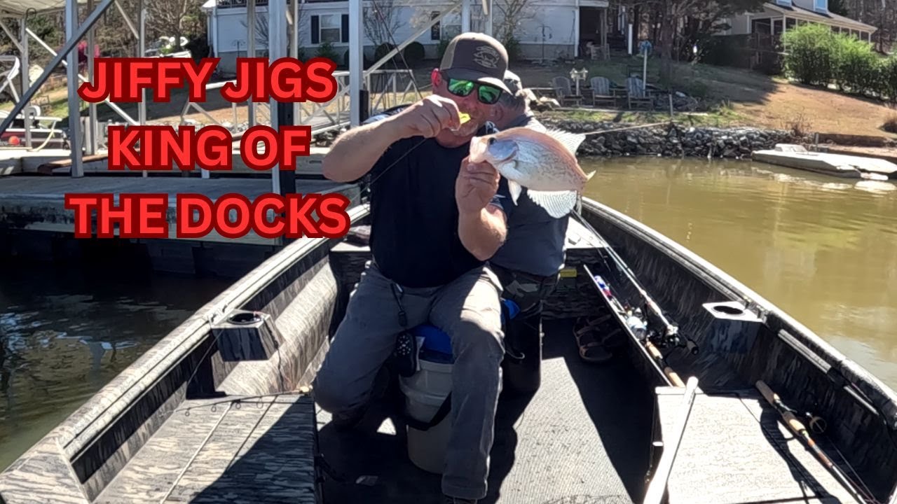 JIFFY JIGS FOR PRESPAWN CRAPPIE UNDER THE DOCKS - YouTube