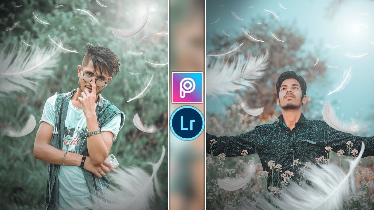 PicsArt Feather Effect🔥 || PicsArt & Lightroom Tutorial || AC EDITING ...