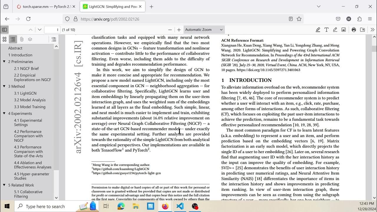 Ghi chú p5 model.py mã nguồn Pytorch LightGCN , Khai phá Web, Web ...