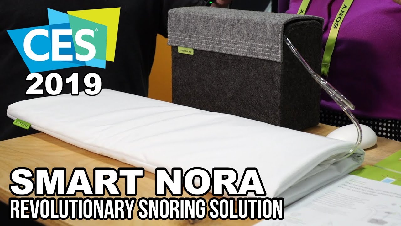 Smart Nora Snoring Solution at CES 2019! - YouTube