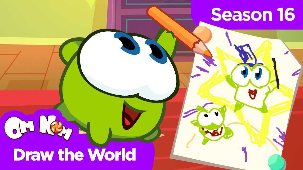 Om Nom Stories - Nibble Nom: Draw the World (Season 16) - YouTube