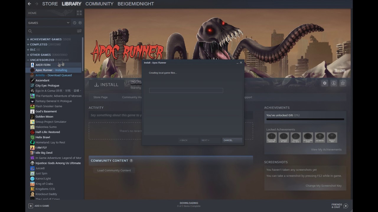 steam client library black screen - YouTube