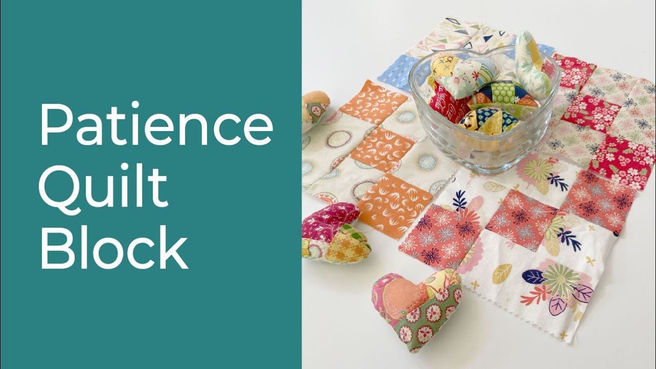 Patience A Scrap Friendly Easy Quilt Block Tutorial - YouTube