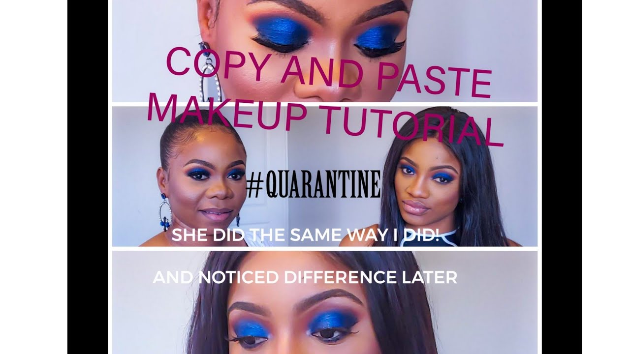 COPY AND PASTE MAKEUP TUTORIAL| HAIR AND MAKEUP LOOK | LAETITIA LULA ...