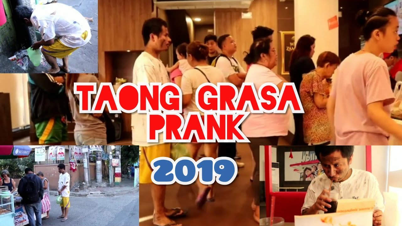 TAONG GRASA HOMELESS PRANK | SOCIAL EXPERIMENT | MANILA PHILIPPINES ...